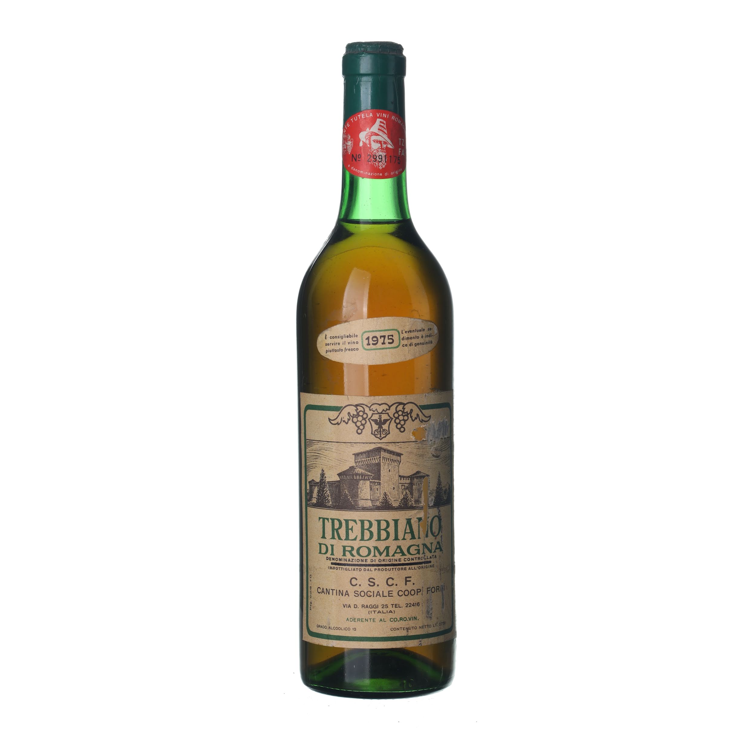 1975 Trebbiano di Romagna Cantina Sociale Coop. Forni | VIATEMPIA.CZ