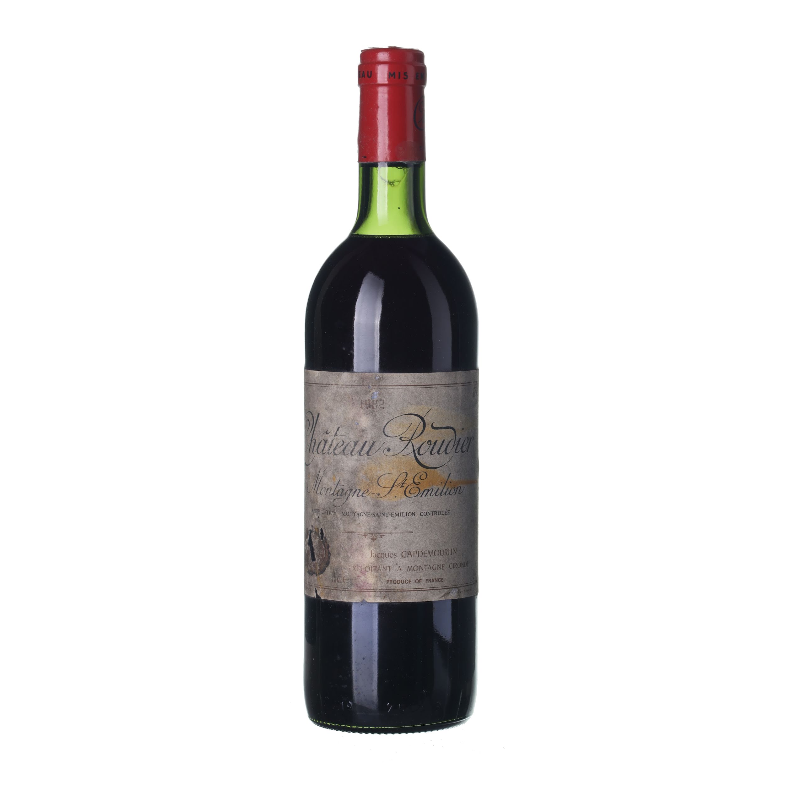 1982 Montagne Saint-Emilion Cháteau Roudier | VIATEMPIA.CZ