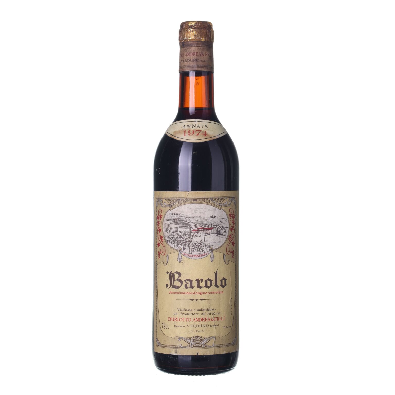 1974 Barolo Burlotto Andrea & Figlio | VIATEMPIA.CZ